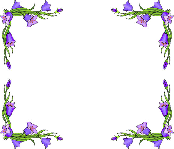 Free Flower Borders Flower Border Clipart